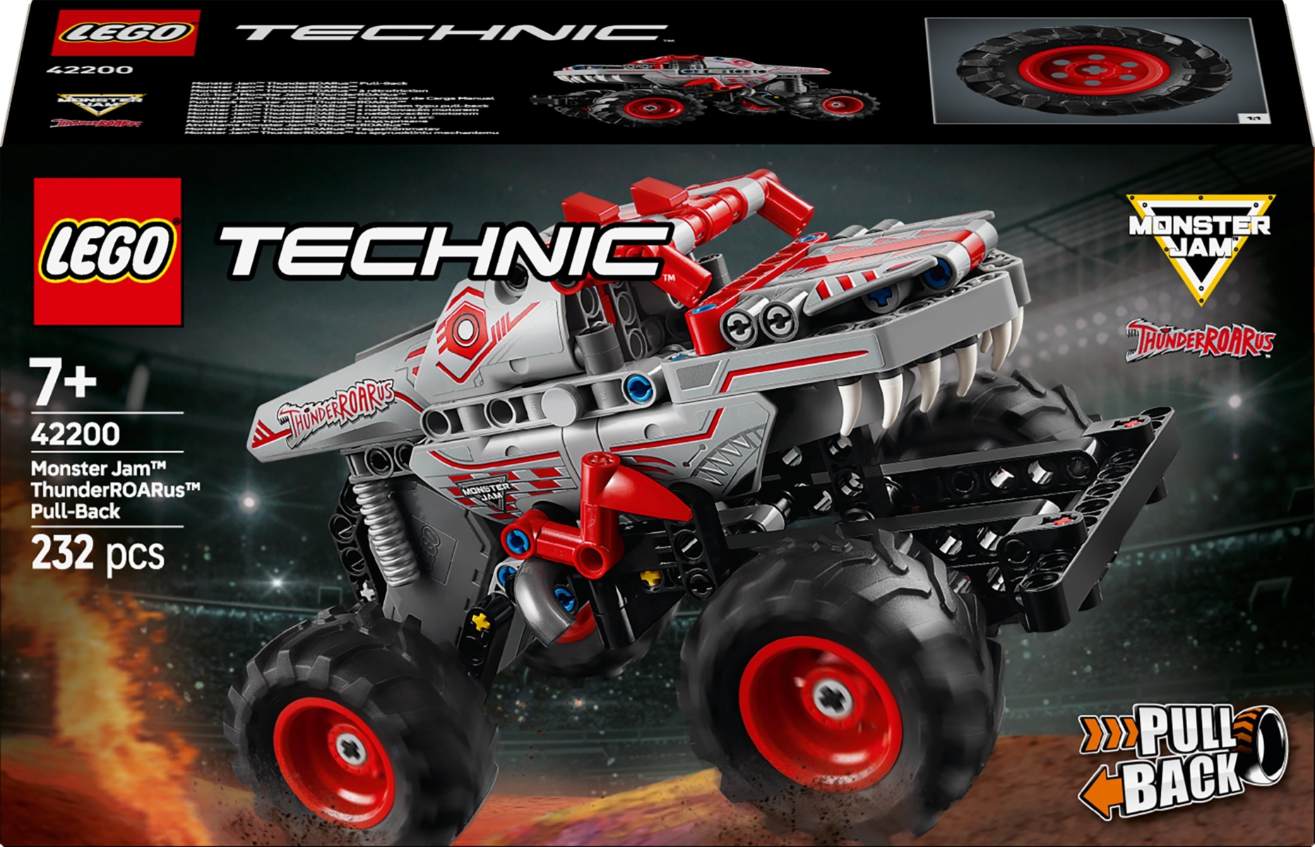 42200 LEGO® Technic Atvelkams Monster Jam™ ThunderROARus™ | LEGO Technic
